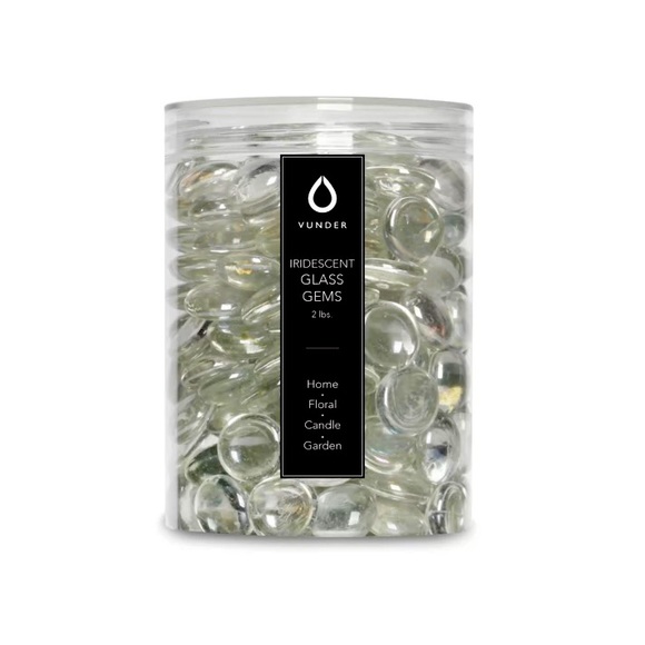 Accents | Vunder Iridescent Clear Glass Filler Gems | Poshmark